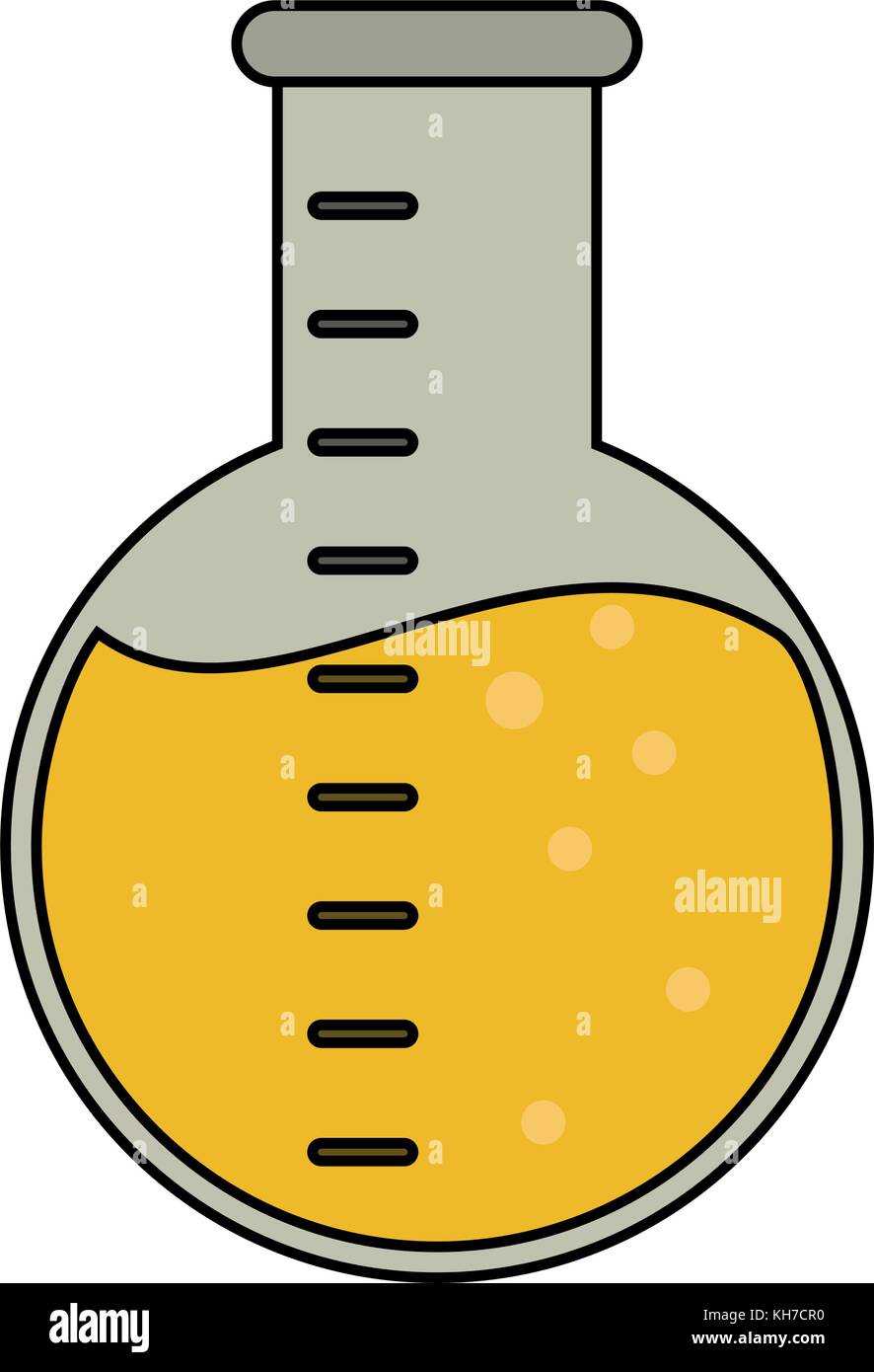 Neon science flask Stock Vector Images - Alamy