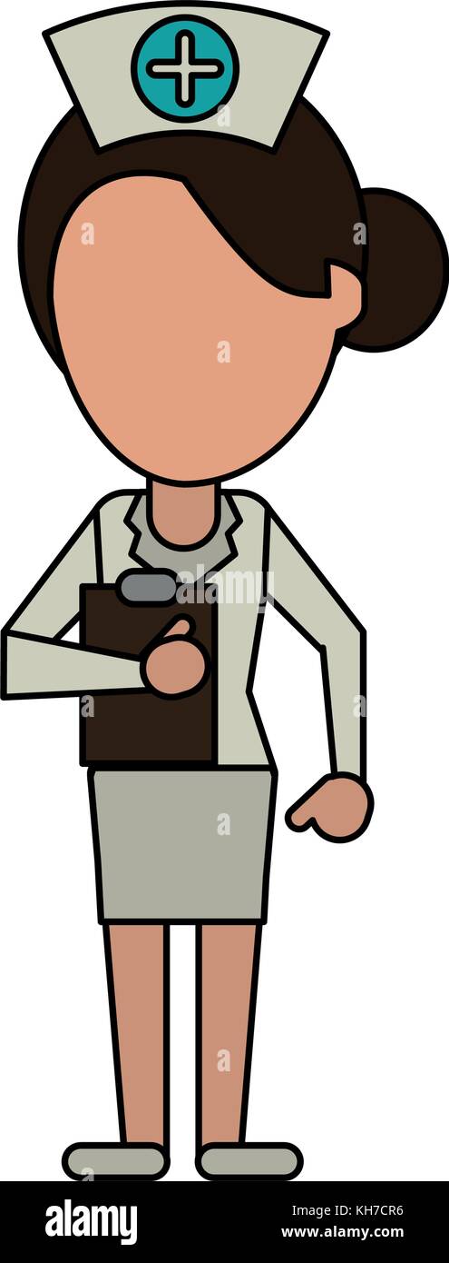 Nurse faceless avatar Stock Vector Image & Art - Alamy