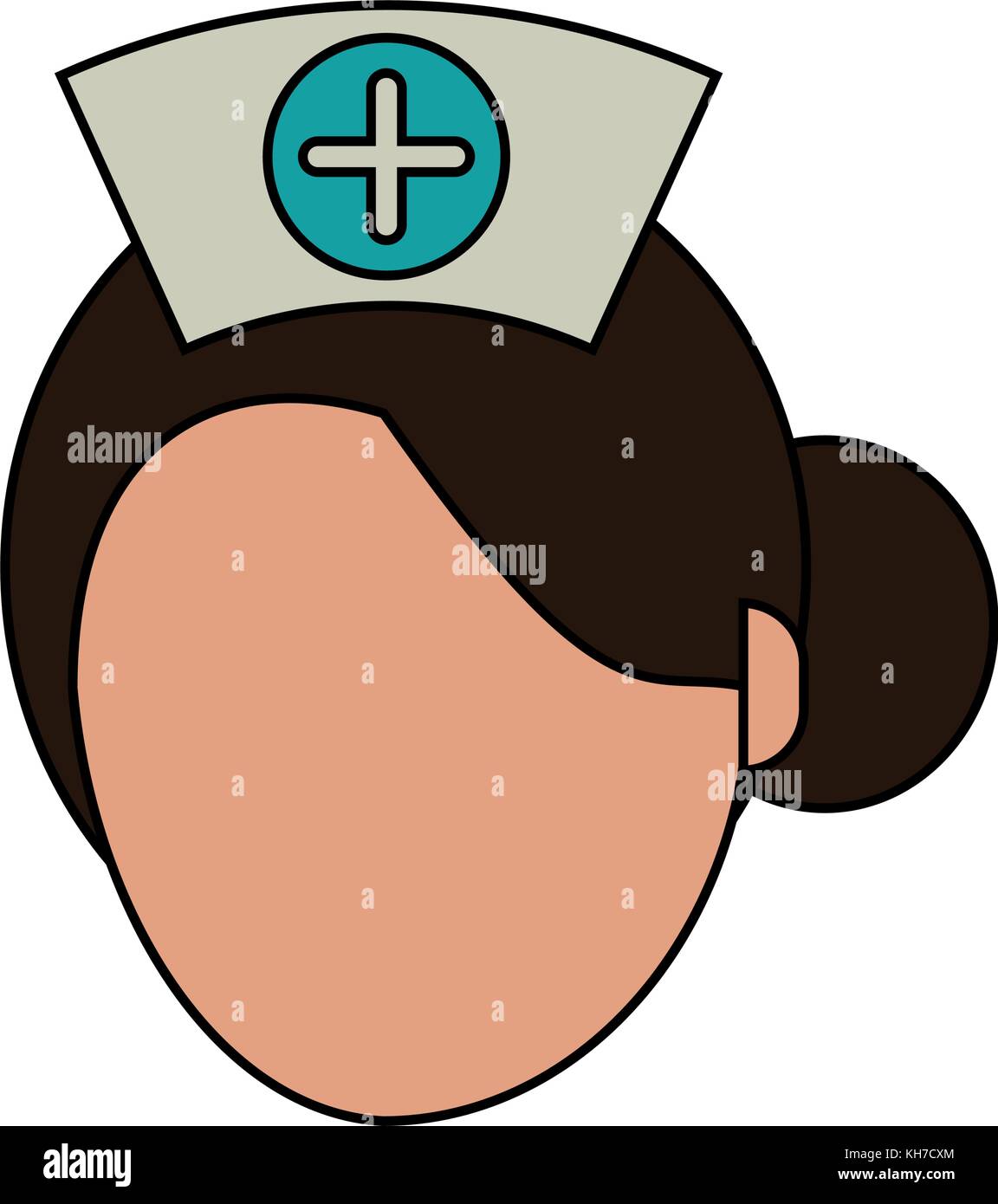 Nurse faceless avatar Stock Vector Image & Art - Alamy