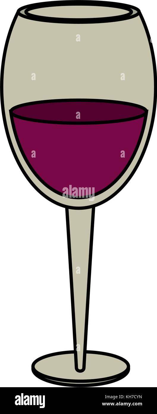 Cup of wine Stock Vector Image & Art - Alamy