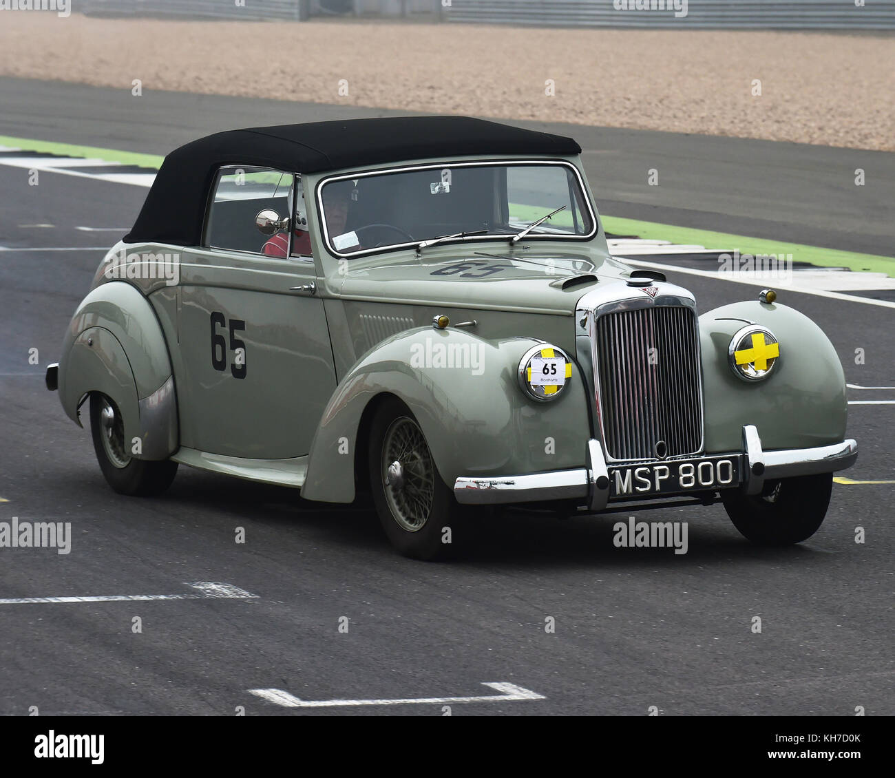 Ivan Dutton, Alvis Grey Lady, VSCC, Pomeroy Trophy, Silverstone, 18th ...