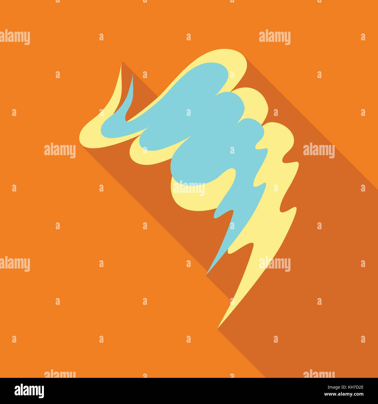 Smear icon, flat style Stock Vector Image & Art - Alamy