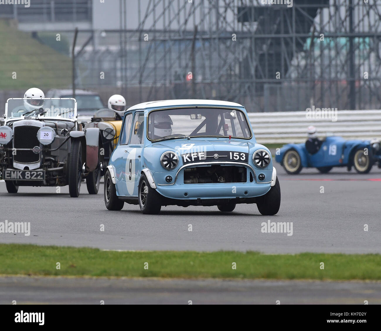 Adrian Goding, Morris Mini, VSCC, Pomeroy Trophy, Silverstone, 18th ...