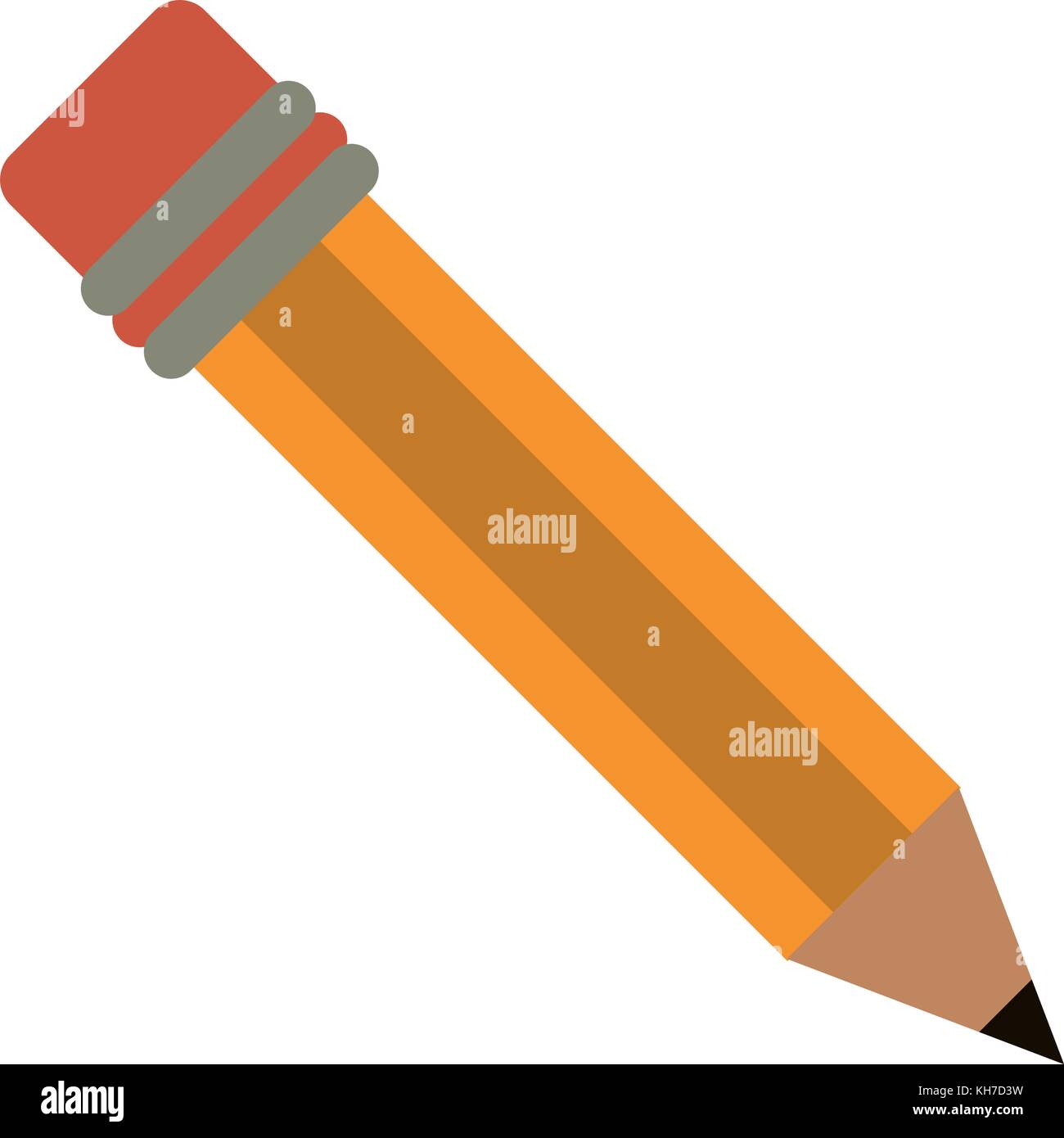 Wooden pencil symbol Stock Vector Image & Art - Alamy