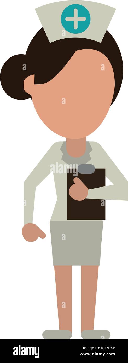 Nurse faceless avatar Stock Vector Image & Art - Alamy