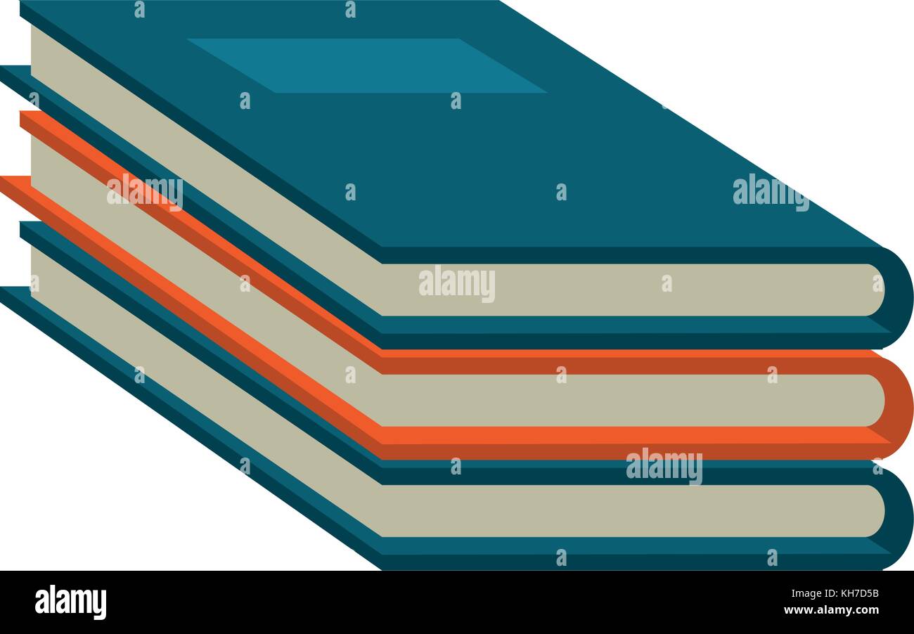 Piled up books Stock Vector Images - Alamy
