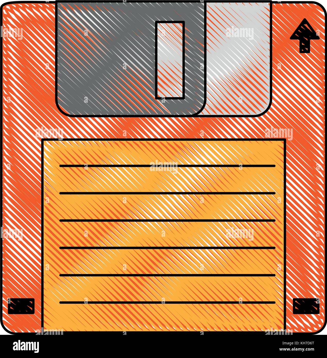 Old diskette database storage Stock Vector Image & Art - Alamy