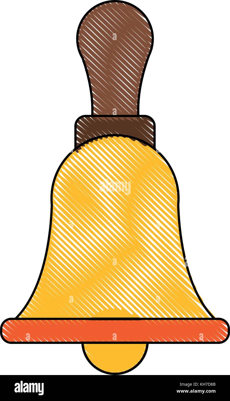 Antique handbell isolated Stock Vector Image & Art - Alamy