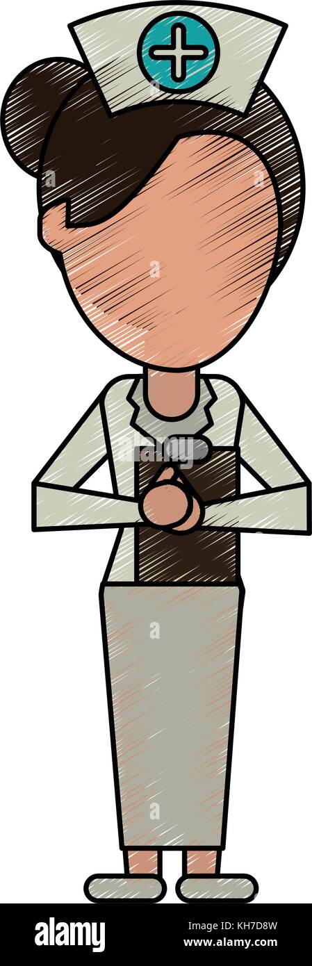 Nurse faceless avatar Stock Vector Image & Art - Alamy