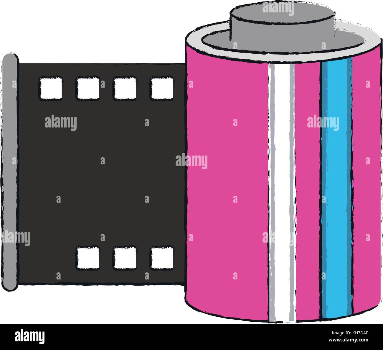 photographic roll isolated Stock Vector Image & Art - Alamy