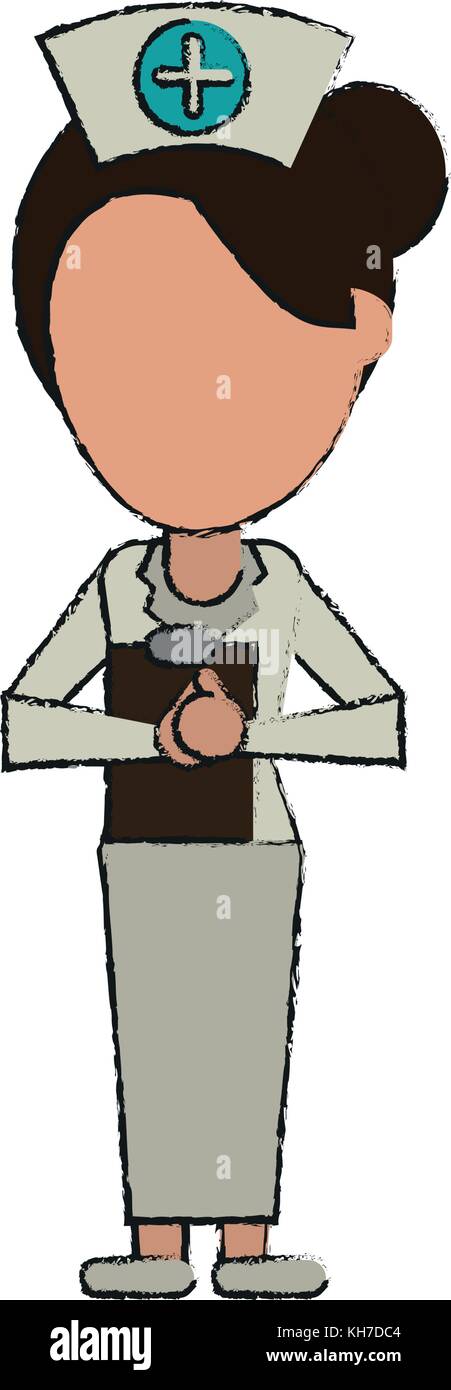 Nurse faceless avatar Stock Vector Image & Art - Alamy