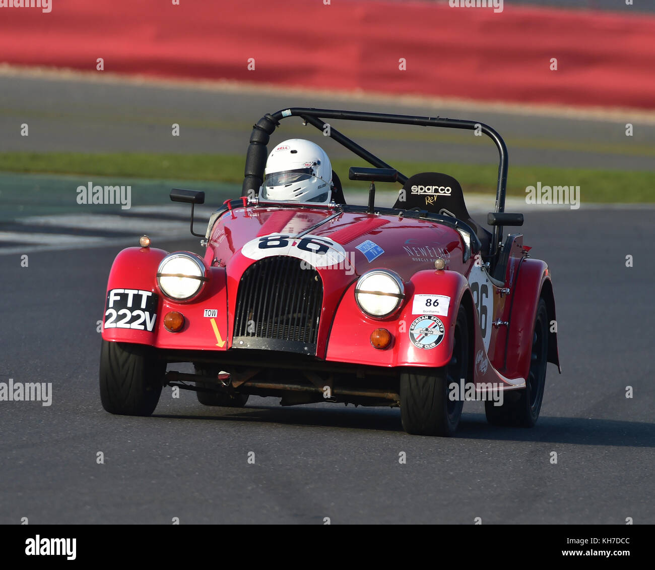 John Bevan, Morgan 4/4, VSCC, Pomeroy Trophy, Silverstone, 18th ...