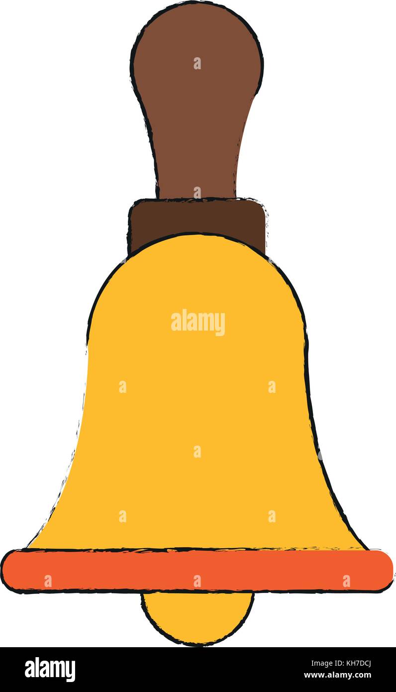 Antique handbell isolated Stock Vector Image & Art - Alamy