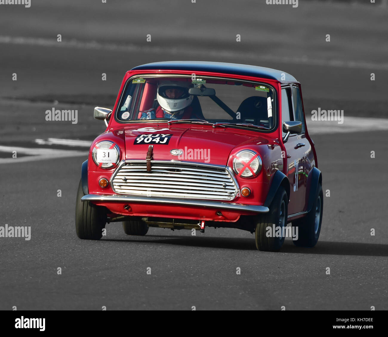 Andy Newbound, Morris Mini, VSCC, Pomeroy Trophy, Silverstone, 18th ...