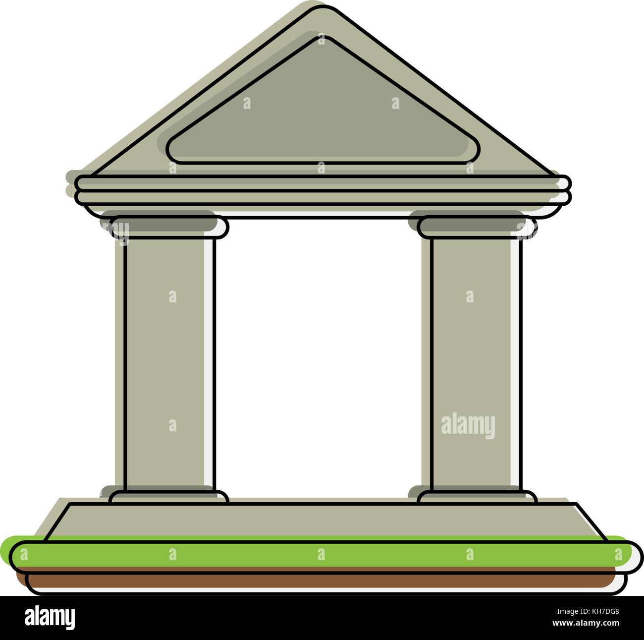 Greek building symbol Stock Vector Image & Art - Alamy