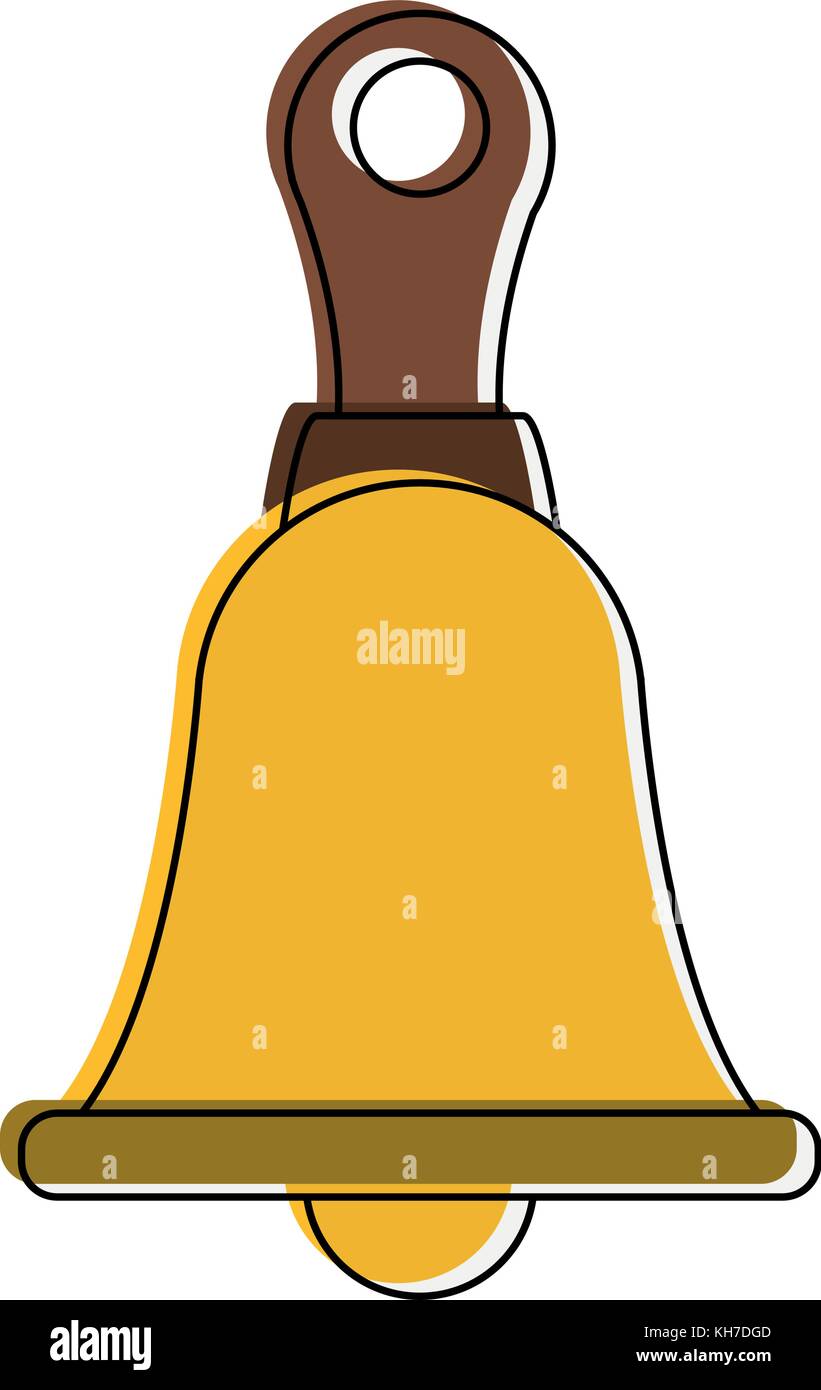 Antique handbell isolated Stock Vector Image & Art - Alamy