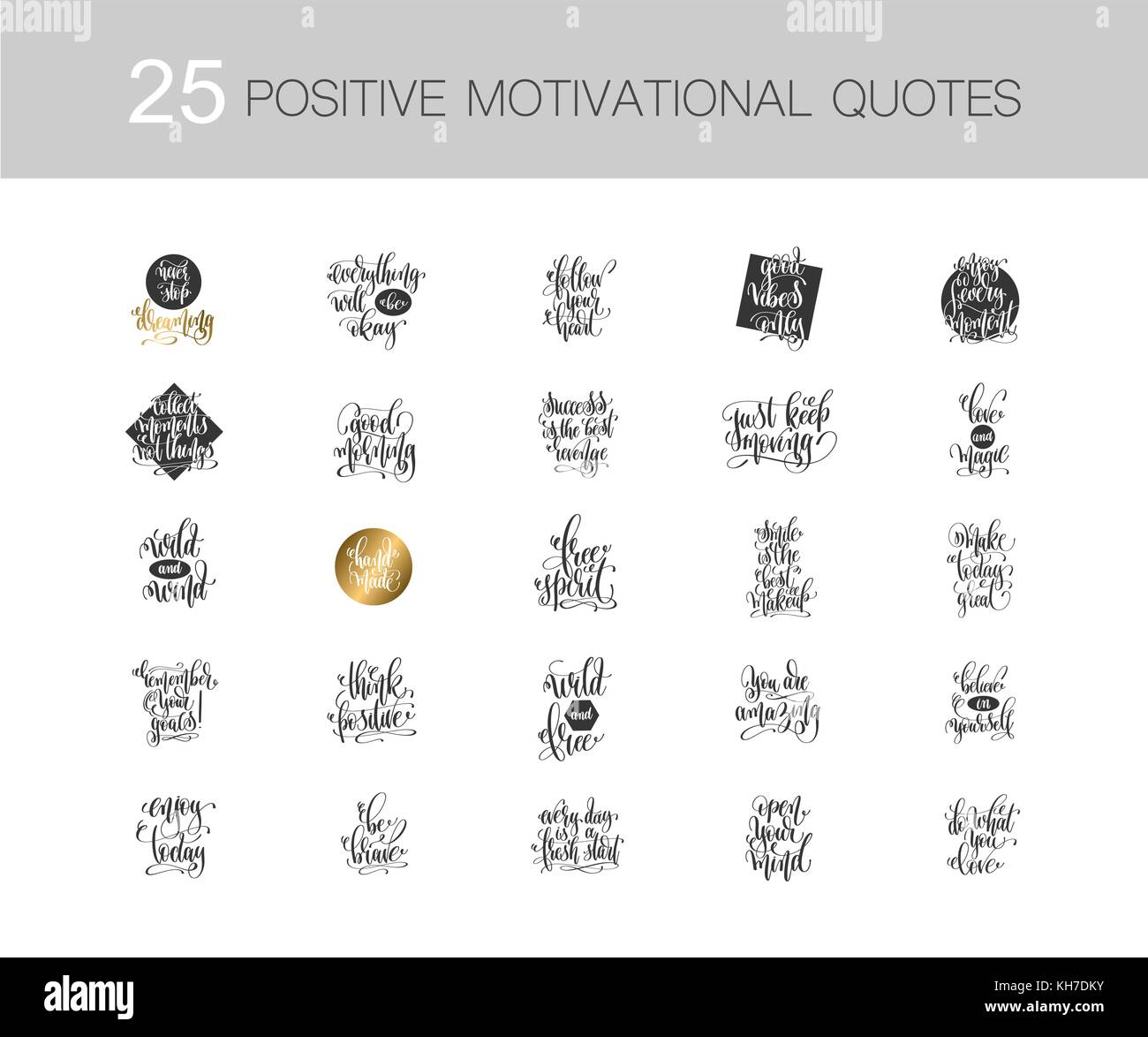 Set vector white quotes Stock Vector Images - Alamy