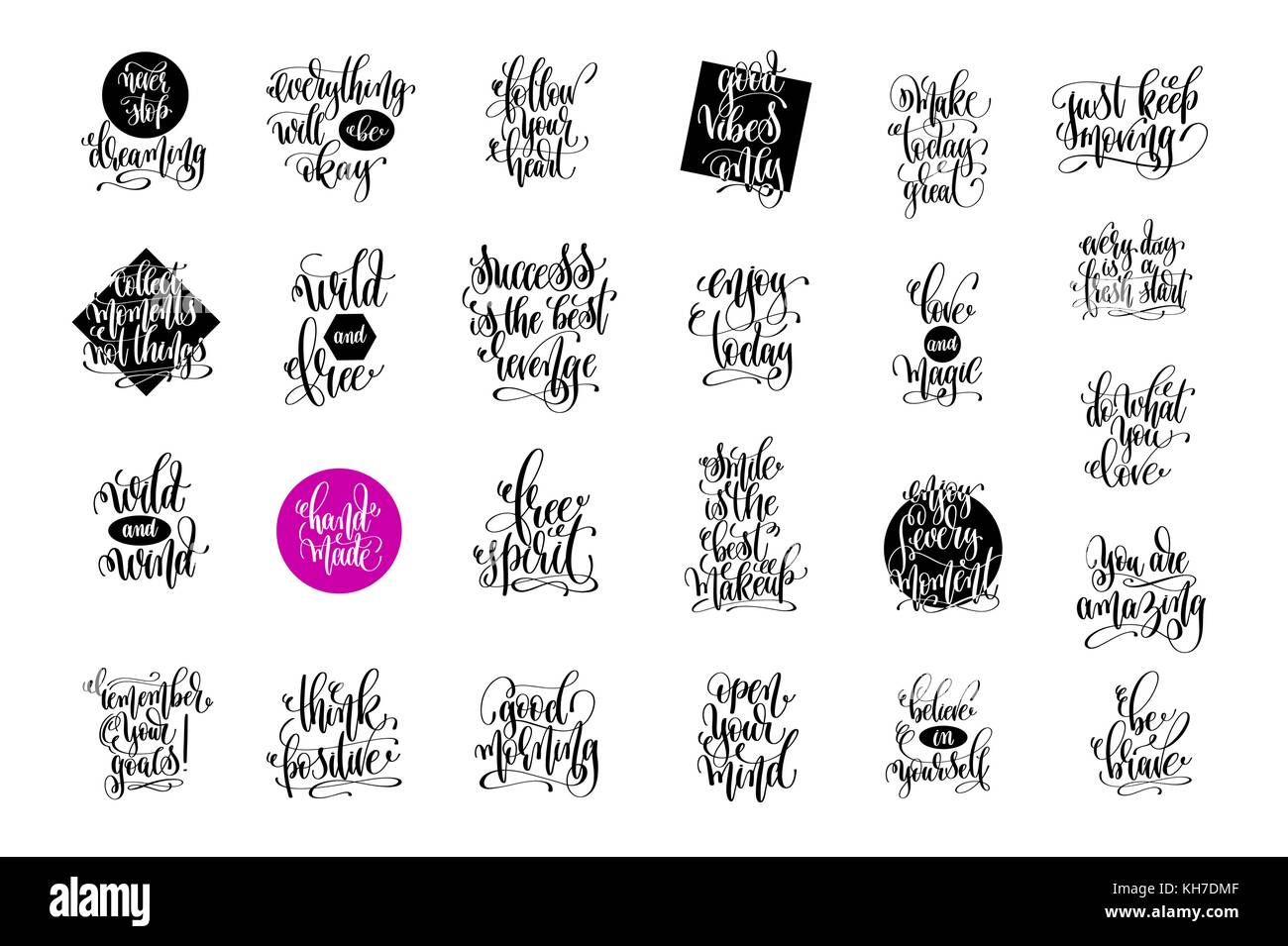 Make happen motivation concept Stock Vector Images - Alamy