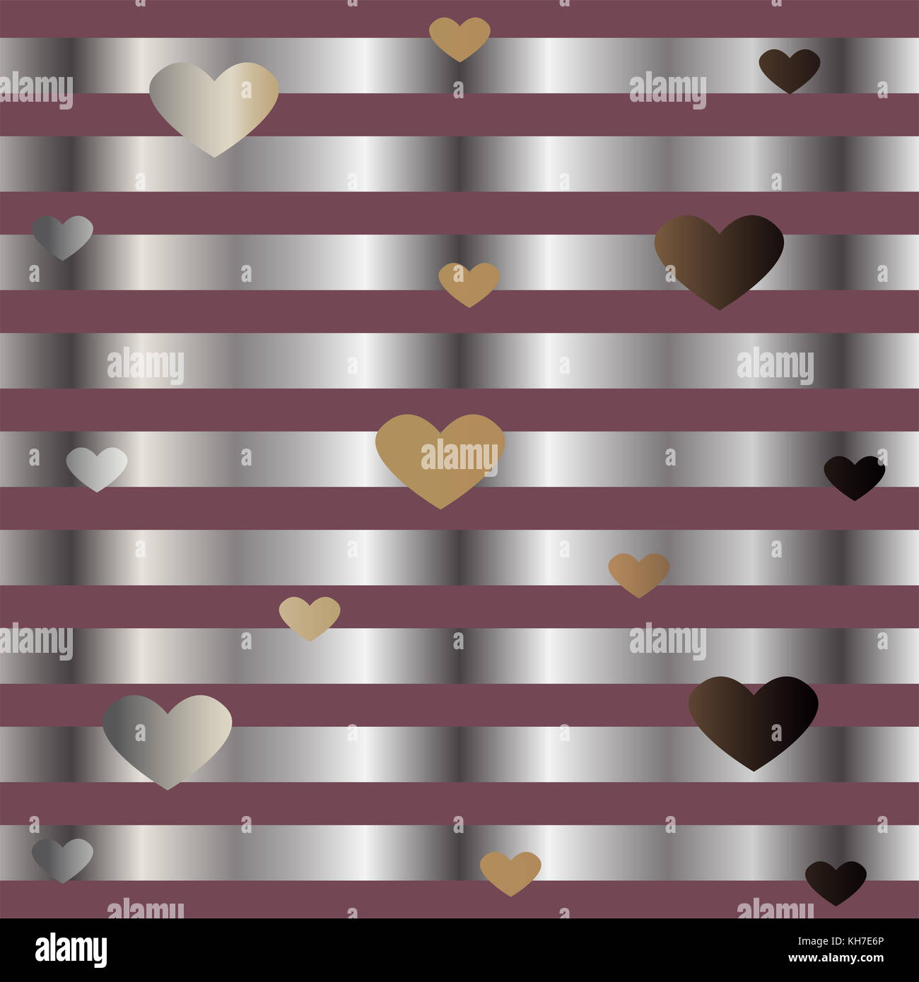 Funky Pattern with glittering stripes. Vector Illustration Stock Photo ...