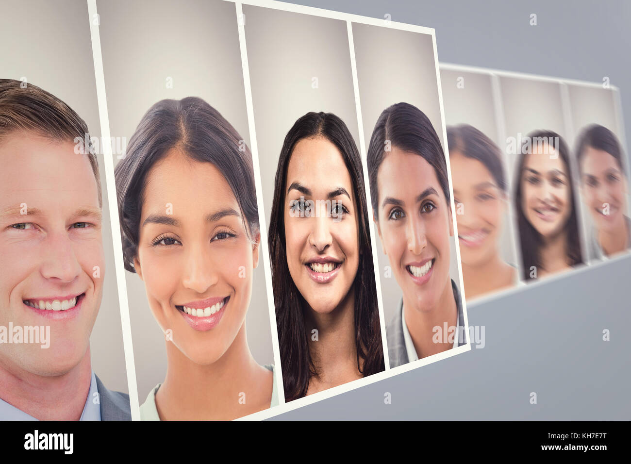 People collage portrait Stock Photo - Alamy