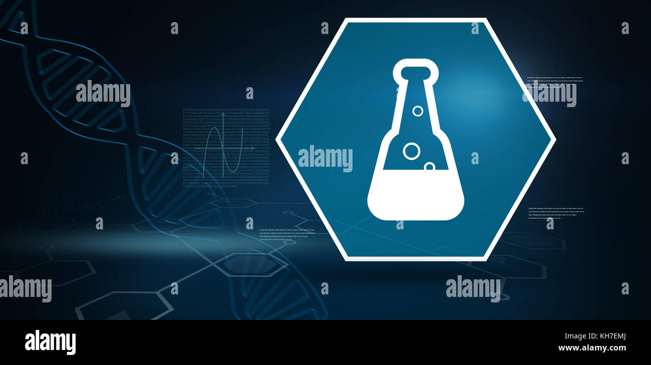 Digital background with chemical sign Stock Photo - Alamy