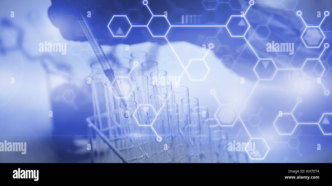 Scientist making extraction in laboratory Stock Photo - Alamy