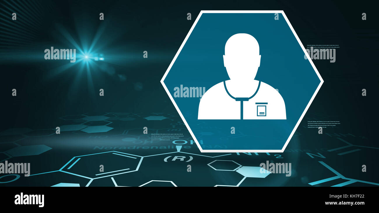 Digital background with doctor sign Stock Photo - Alamy