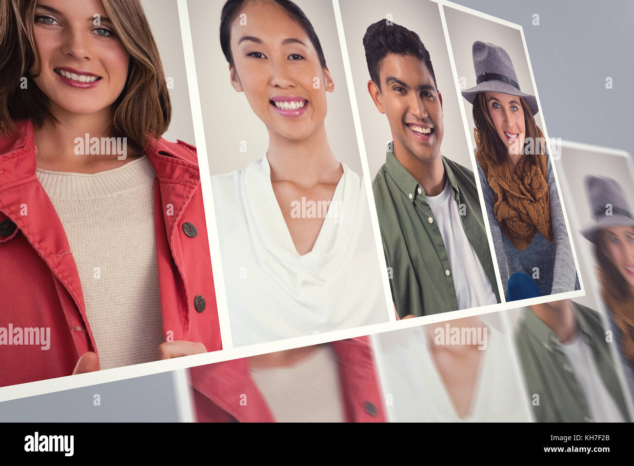 People collage portrait Stock Photo - Alamy