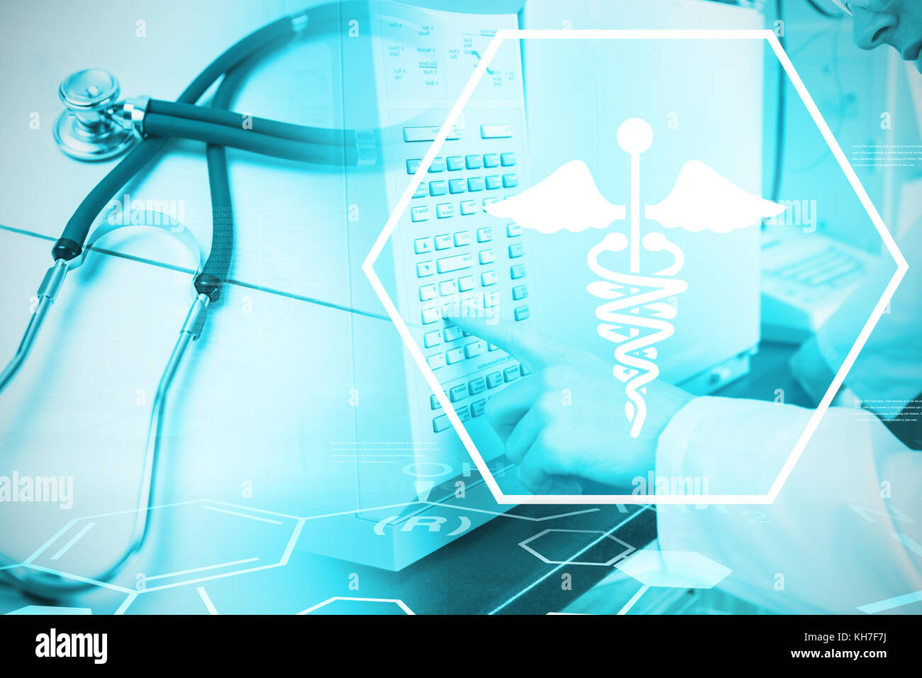 Science student using a laboratory chamber furnace in a laboratory ...