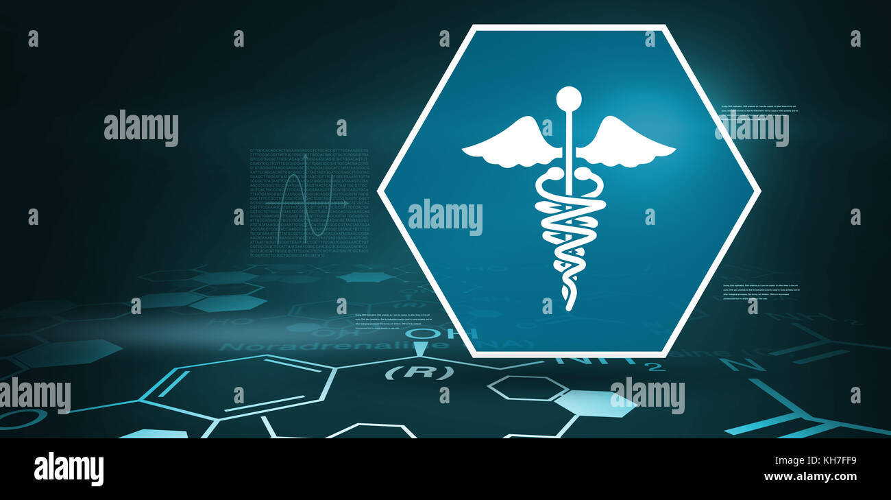 Background with medical sign Stock Photo - Alamy