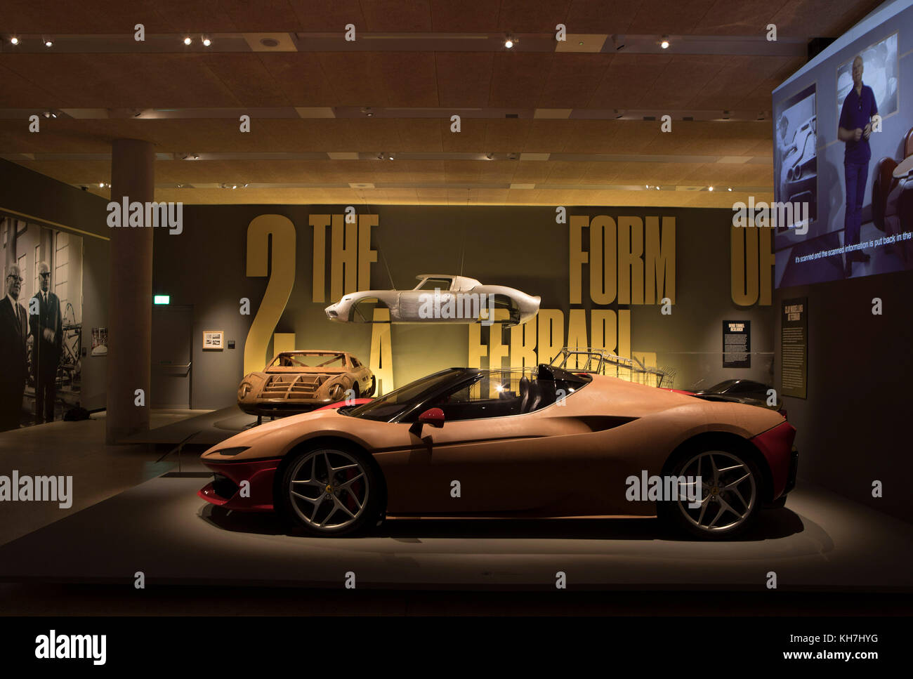 London, UK. 14th Nov, 2017. Ferrari exhibition 'Under the Skin' at the ...