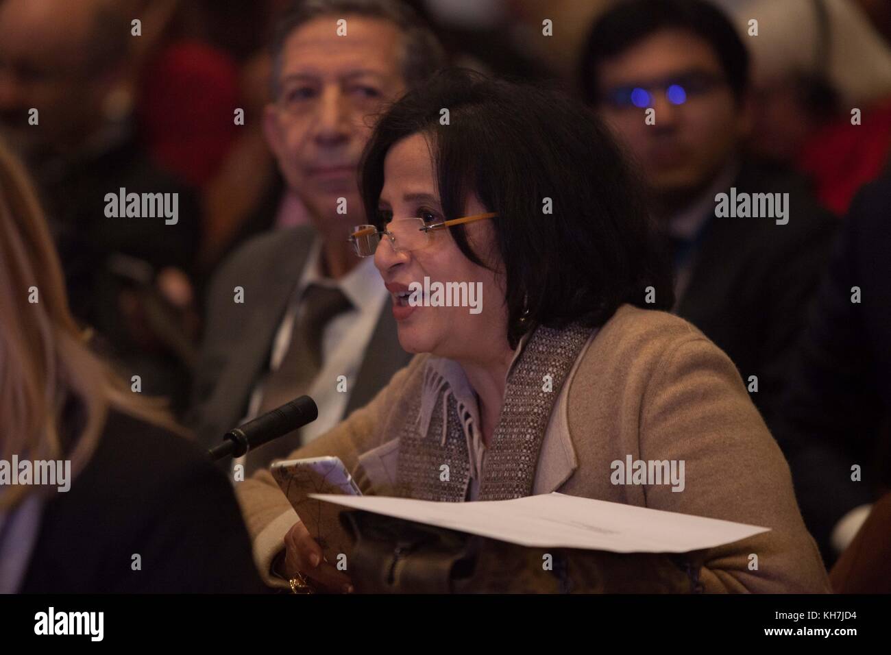 Paris, France. 14th Nov, 2017. UNESCO, the Culture Minister of Bahrain ...