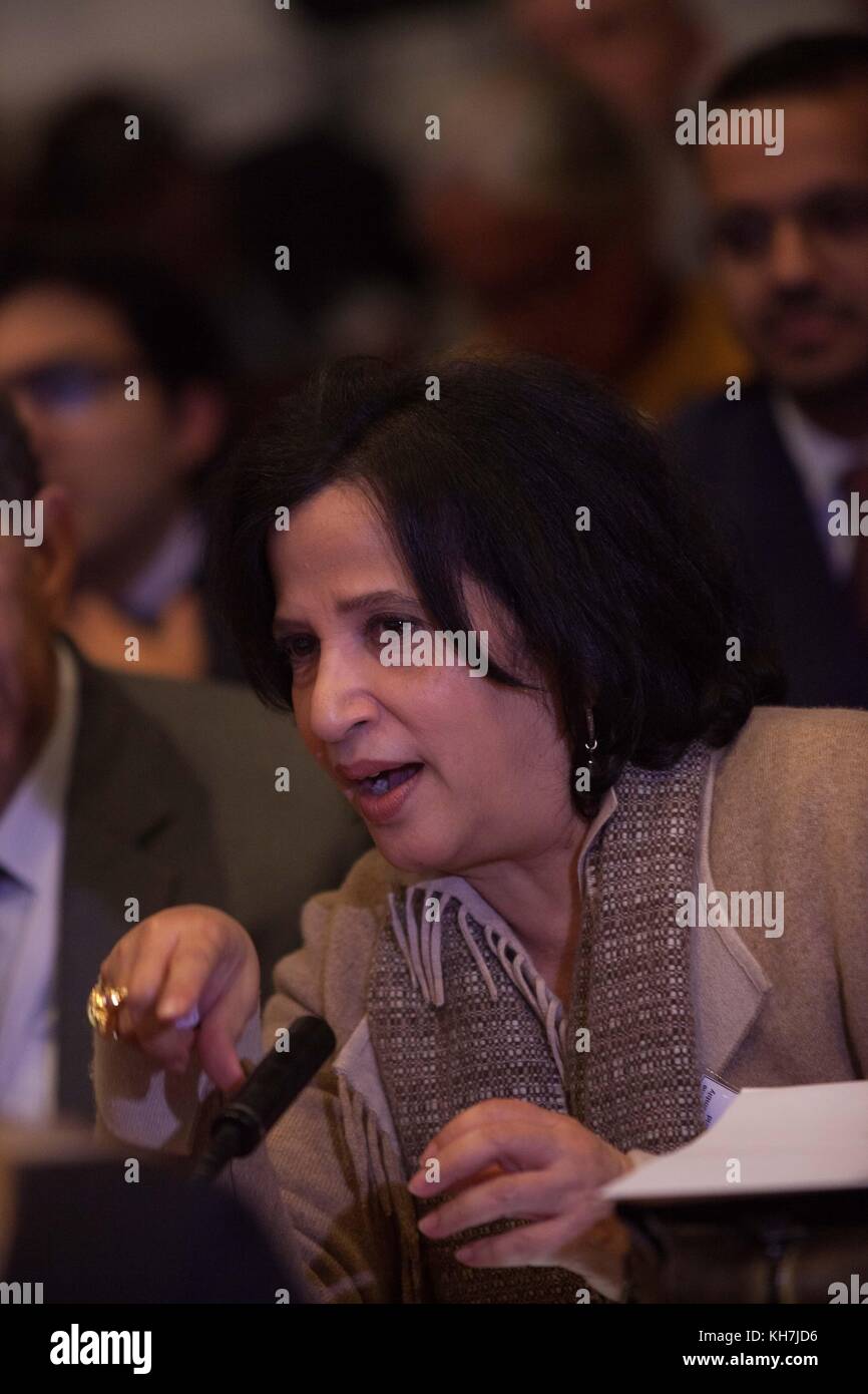 Paris, France. 14th Nov, 2017. UNESCO, the Culture Minister of Bahrain ...