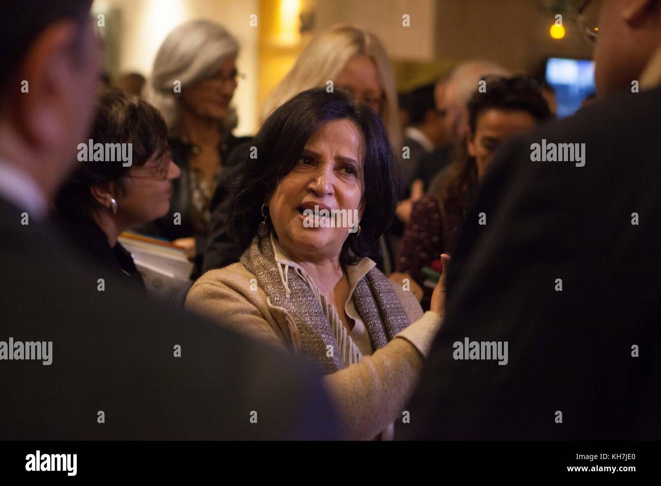 Paris, France. 14th Nov, 2017. UNESCO, the Culture Minister of Bahrain ...