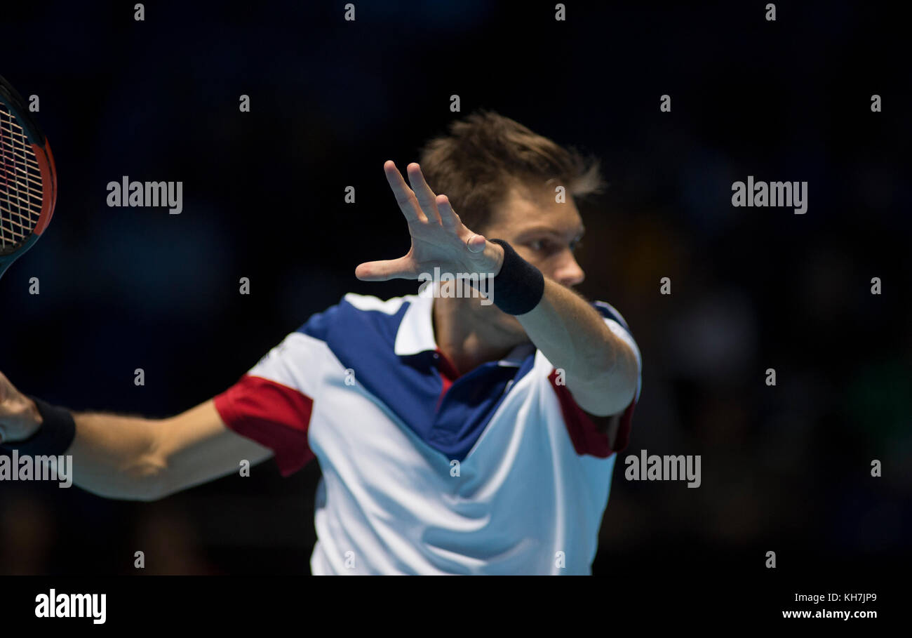 O2, London, UK. 14 November, 2017. Day 3 of the Nitto ATP Finals ...