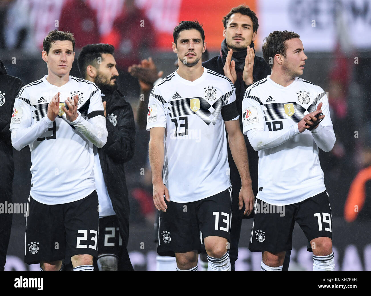 Koeln, Deutschland. 14th Nov, 2017. (L-R) Sebastian Rudy (Germany ...