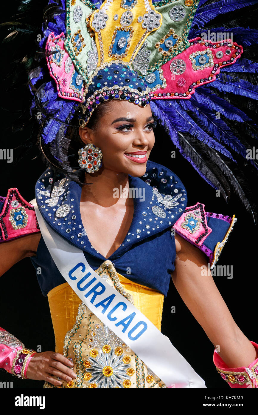 Tokyo, Japan. 14th November, 2017. Miss Curacao Chanelle Wilhelmina ...