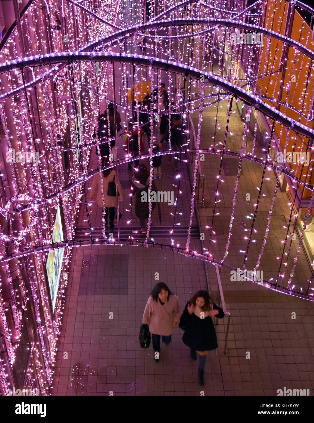 Tokyo, Japan. 14th Nov, 2017. Three-hundred-thousand tiny light ...