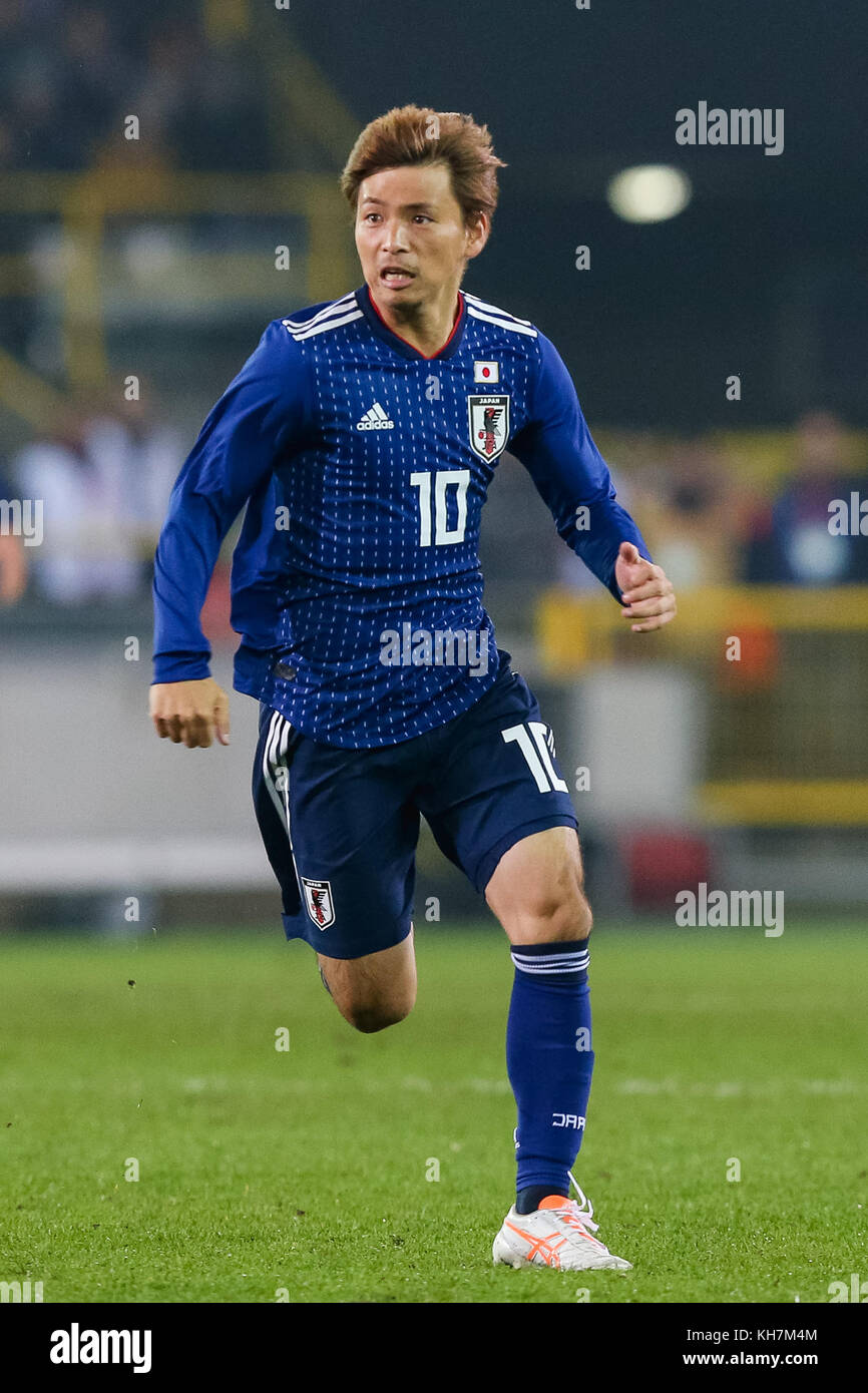Bruges, Belgium. 14th Nov, 2017. Takashi Inui (JPN) Football/Soccer ...