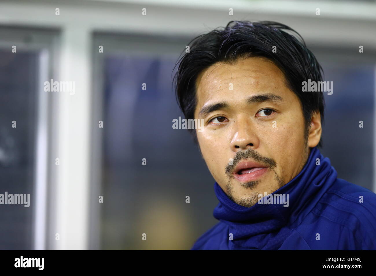 Bruges, Belgium. 14th Nov, 2017. Shinzo Koroki (JPN) Football/Soccer ...