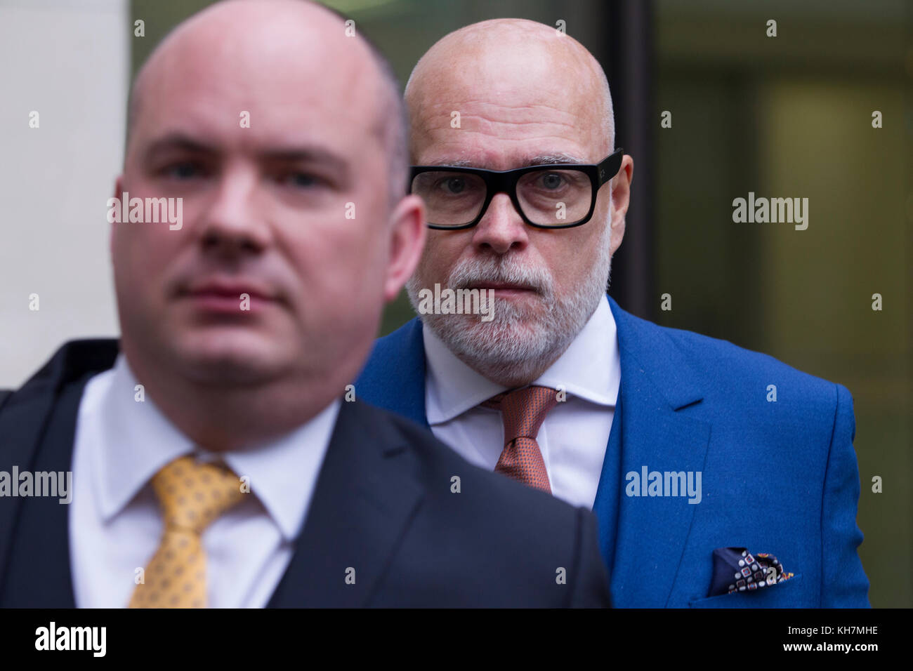 London, UK. 14th Nov, 2017. Gary Goldsmith the uncle of the Duchess of ...