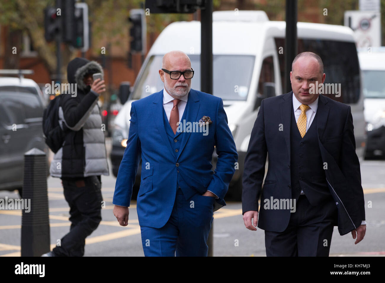London, UK. 14th Nov, 2017. Gary Goldsmith the uncle of the Duchess of ...