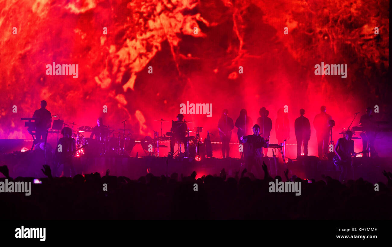 Prague, Czech Republic. 14th Nov, 2017. Pop hip hop band Gorillaz ...