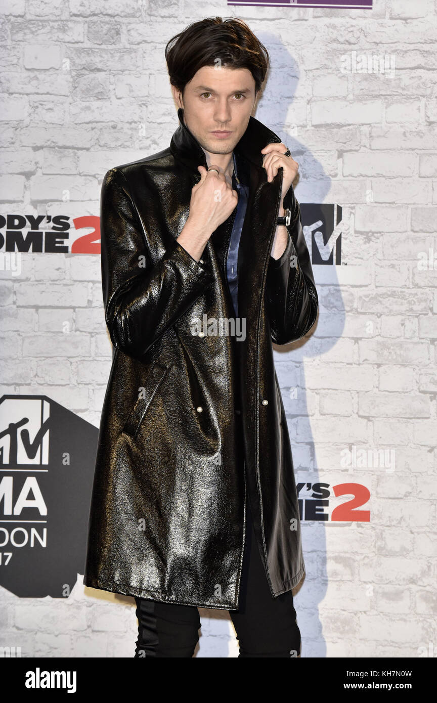 James Bay poses in the winner's room during the MTV European Music ...