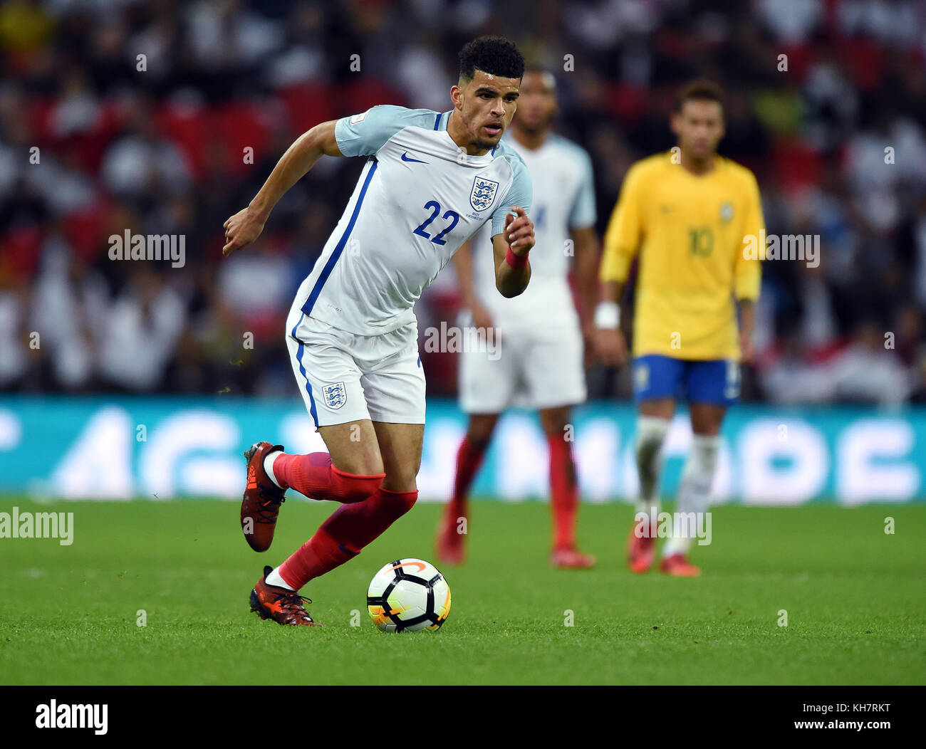 Dominic Solanke of England ENGLAND V BRAZIL ENGLAND V BRAZIL ...