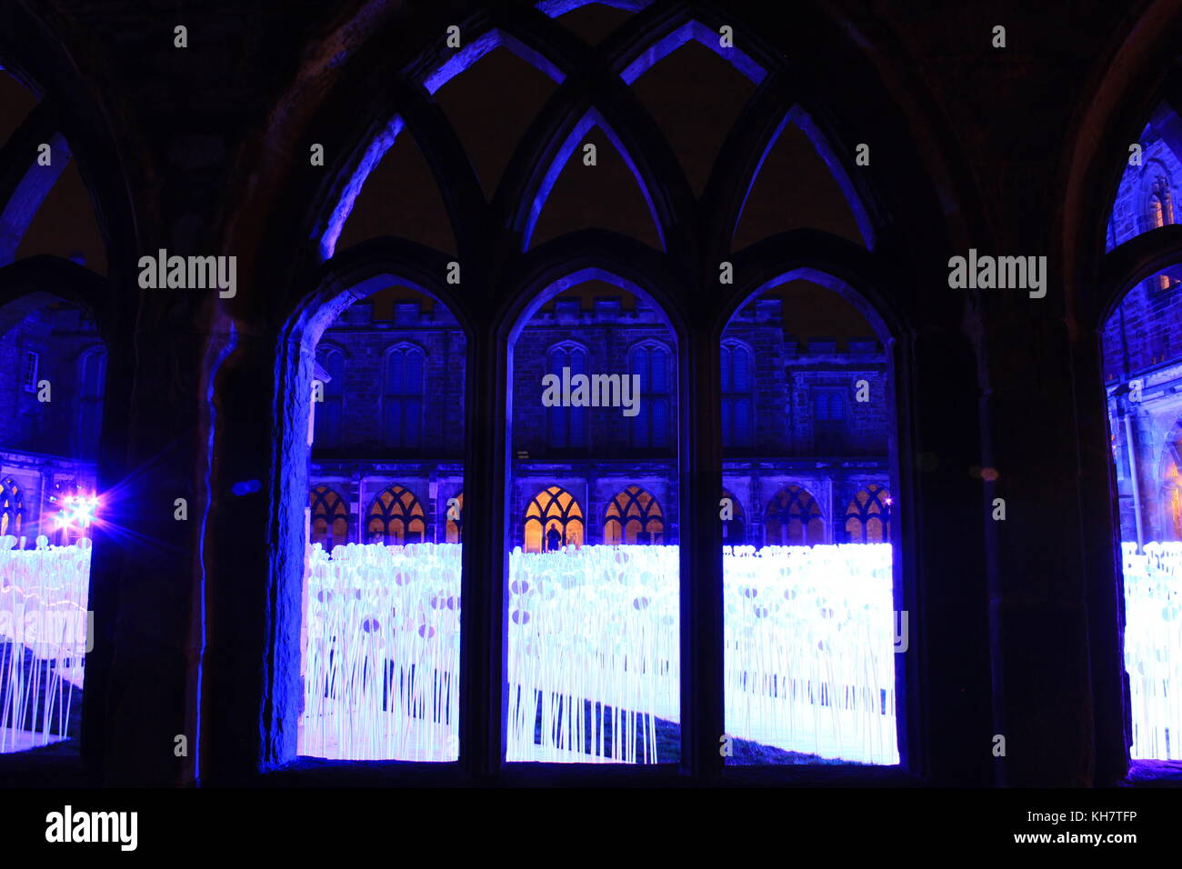 Durham, UK. 15th November, 2017. Lumiere Rehearsals for Entre Les Rangs ...