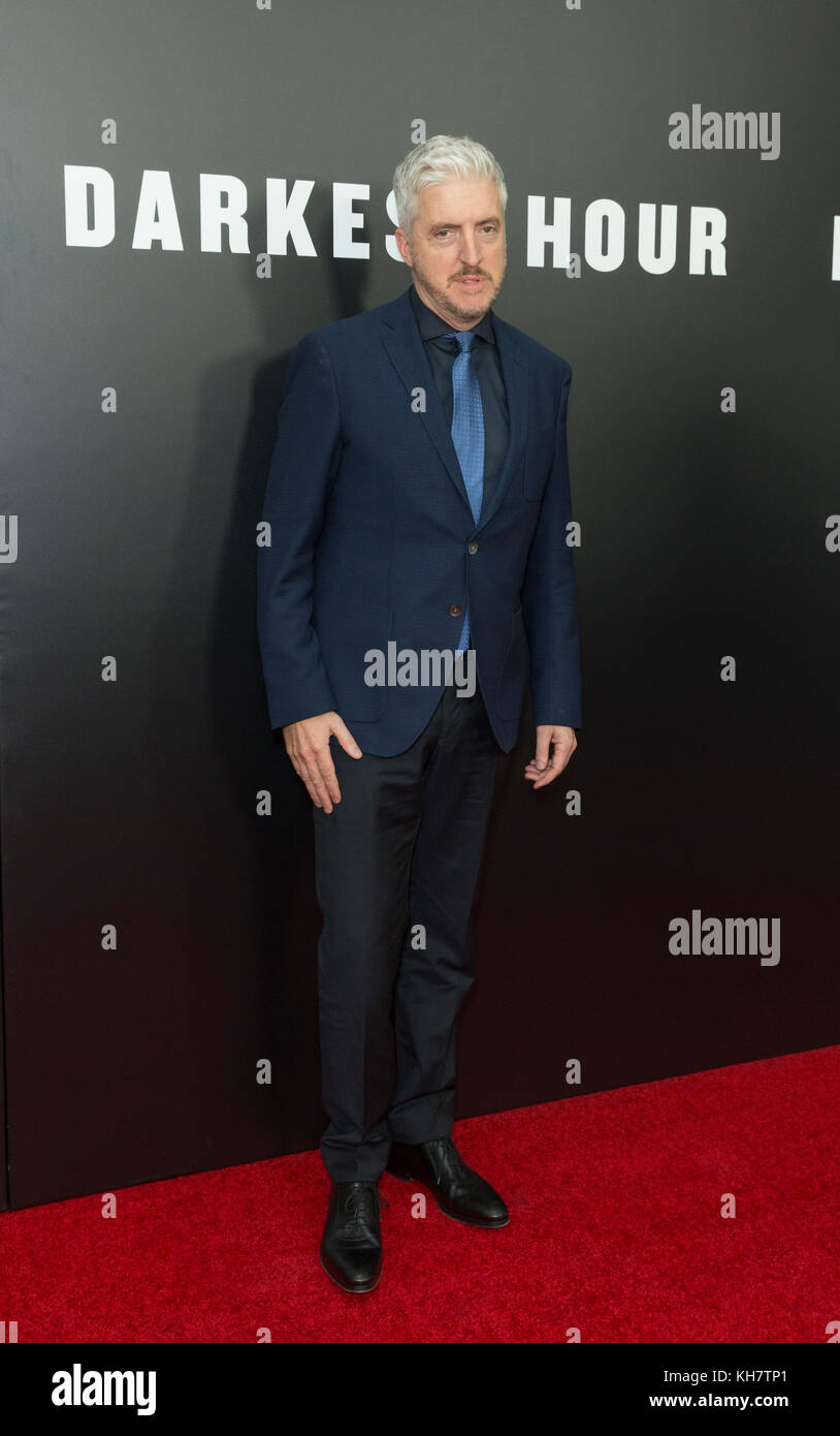 New York, NY - November 15, 2017: Anthony McCarten attends Darkest Hour ...