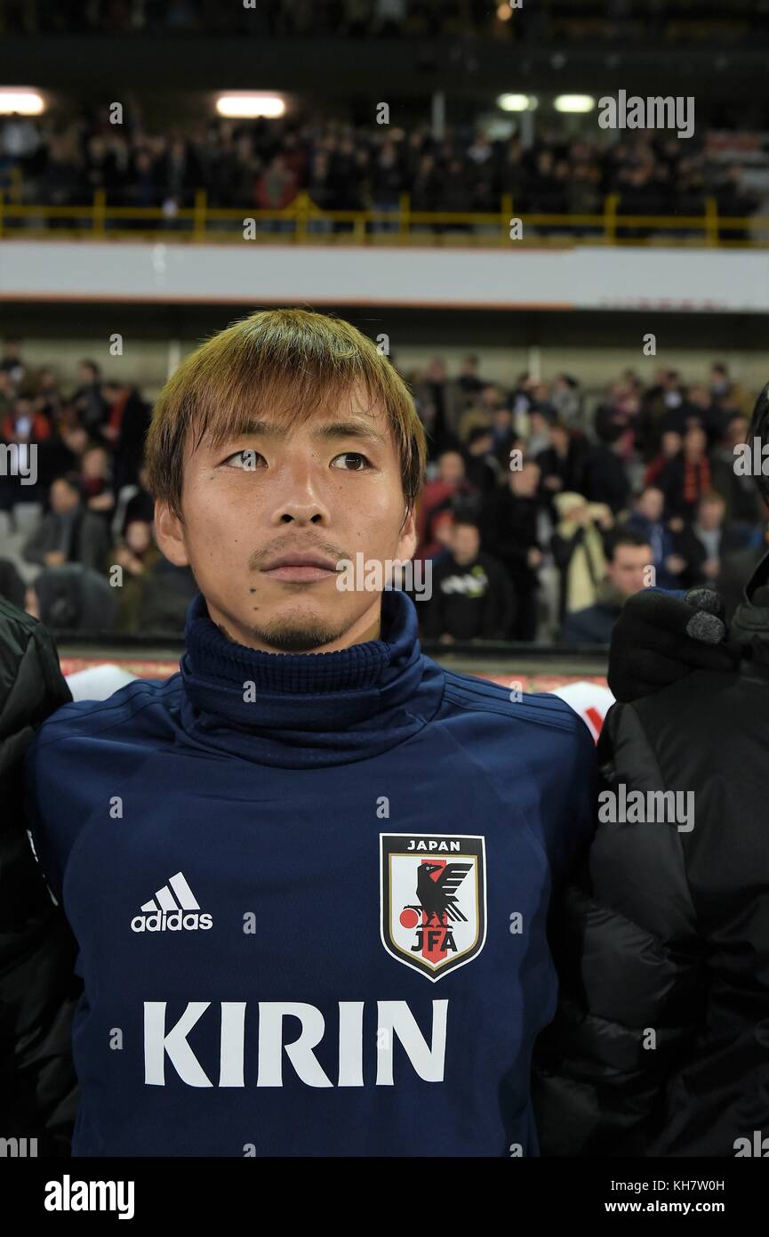 Bruges, Belgium. 14th Nov, 2017. ä£ãMém/Takashi Inui (JPN) Football ...