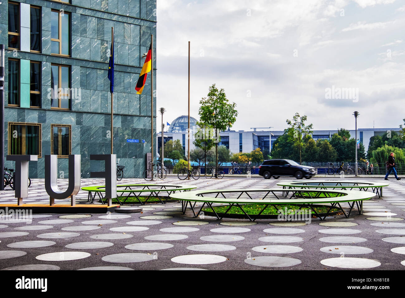 Berlin,The Futurium – centre for the future.Modern glass building by ...