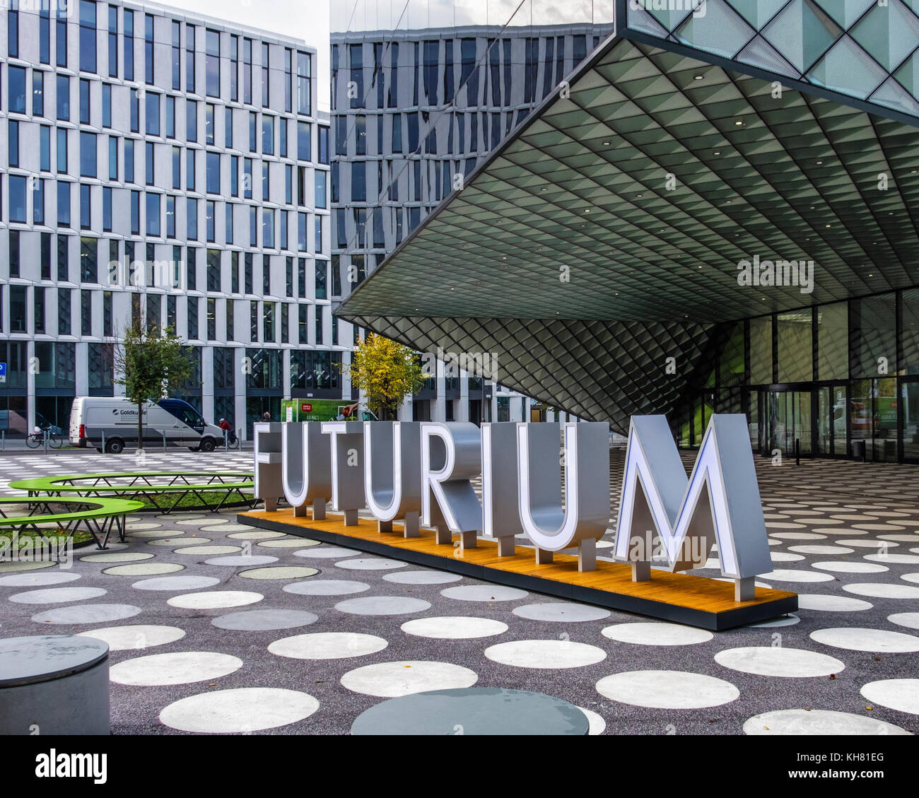 Berlin,The Futurium – centre for the future.Modern glass building by ...